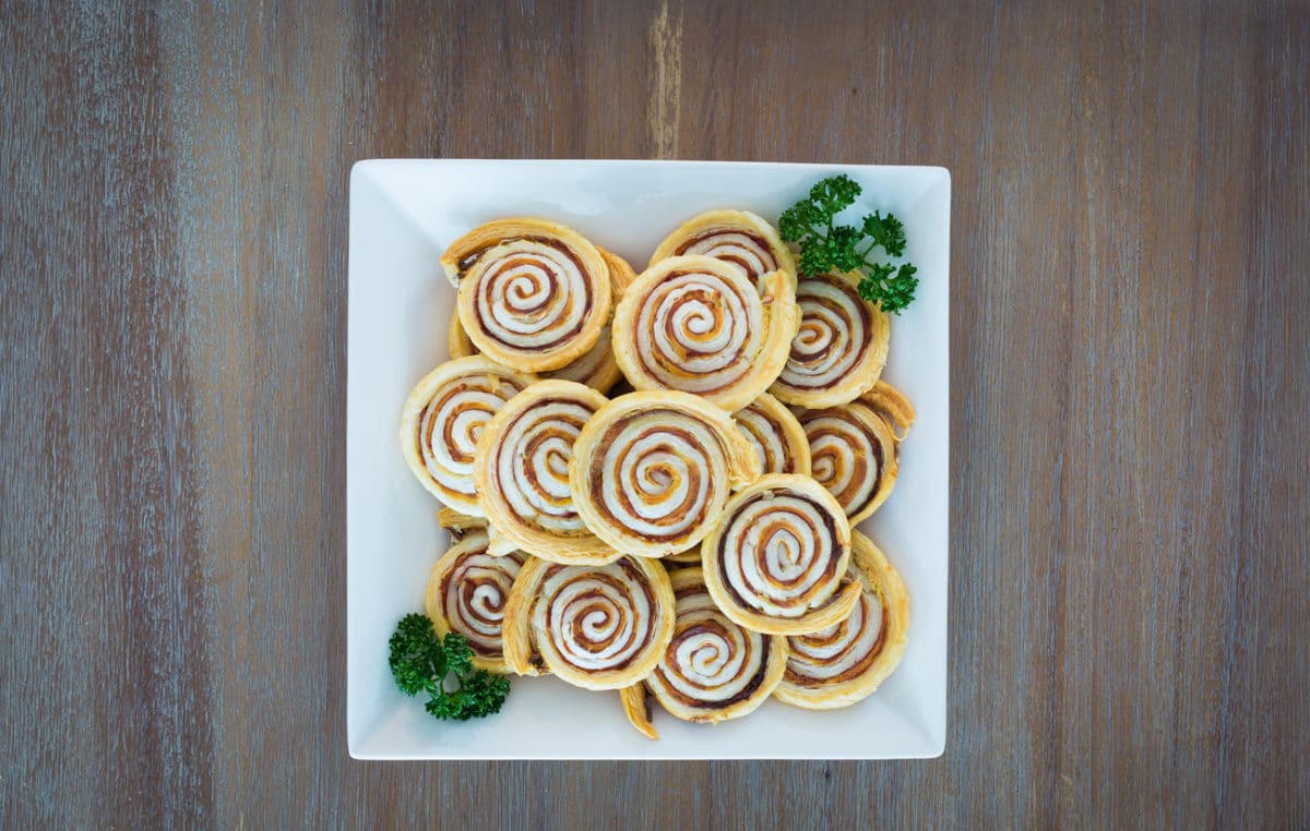Easy and Tasty Finger Food: Puff Pastry Snails Recipe