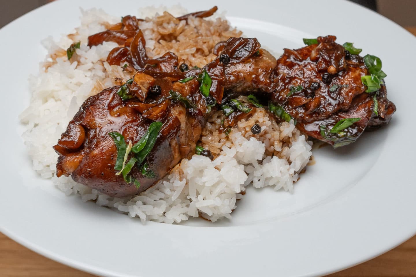 Filipino Chicken Adobo, the most savory chicken stew recipe ever?!