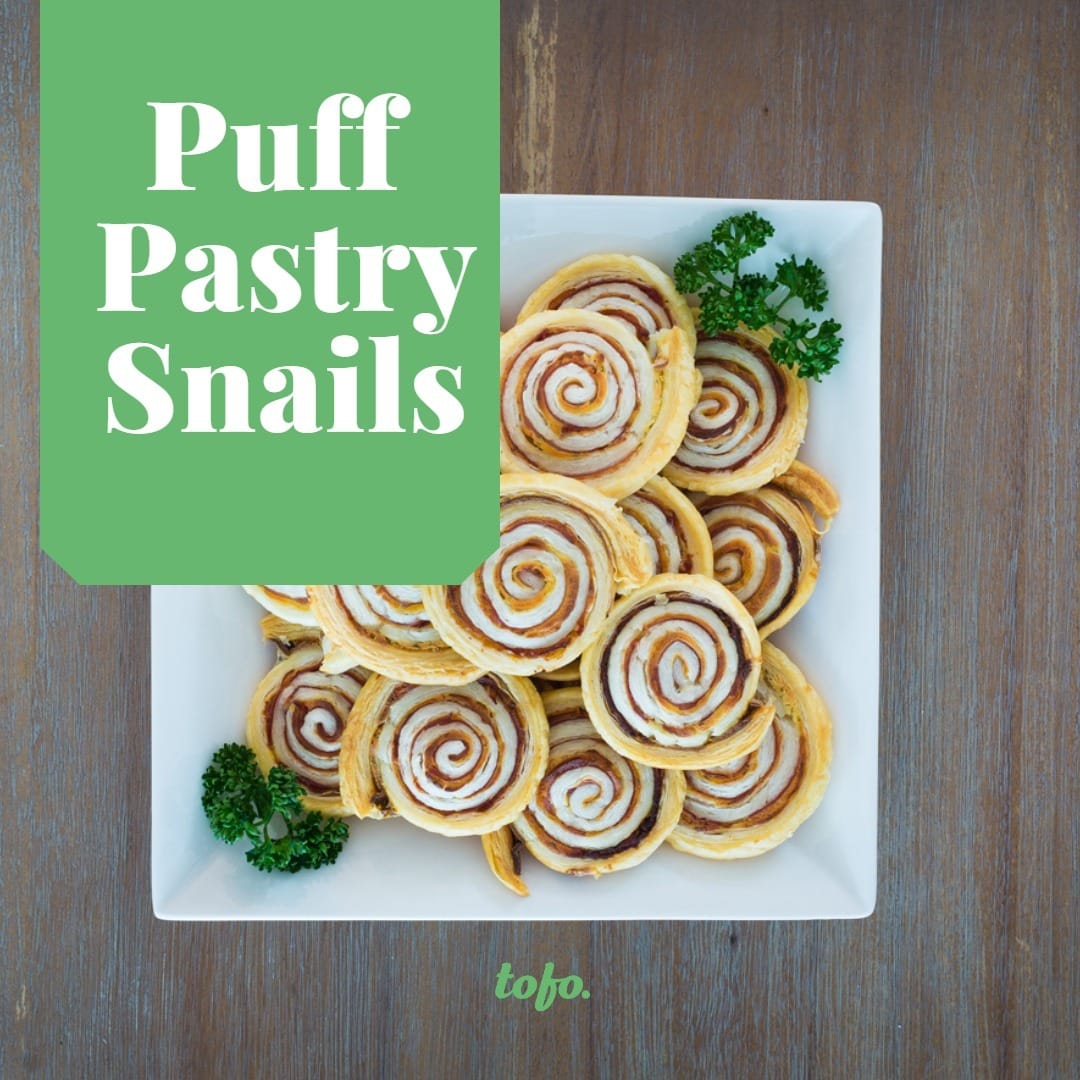 Easy and Tasty Finger Food: Puff Pastry Snails Recipe